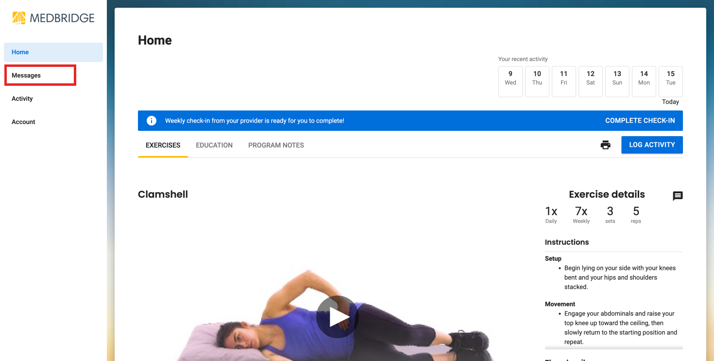 Can I message my provider through Medbridge GO? – Medbridge Patient Support