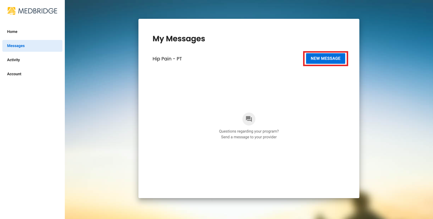 Can I message my provider through Medbridge GO? – Medbridge Patient Support
